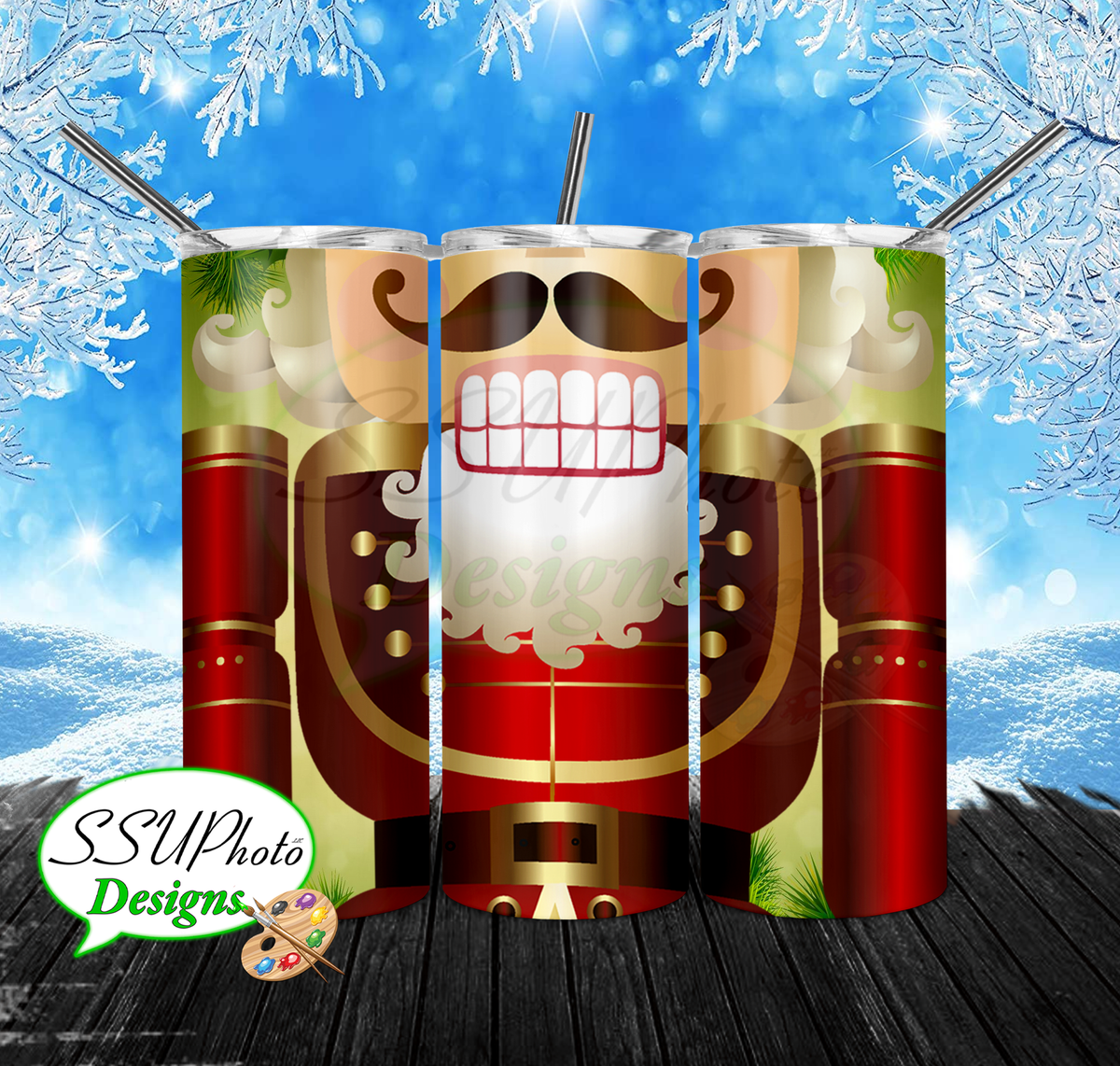 Nutcracker 20 oz 30oz Digital Design – SSUPhoto Designs